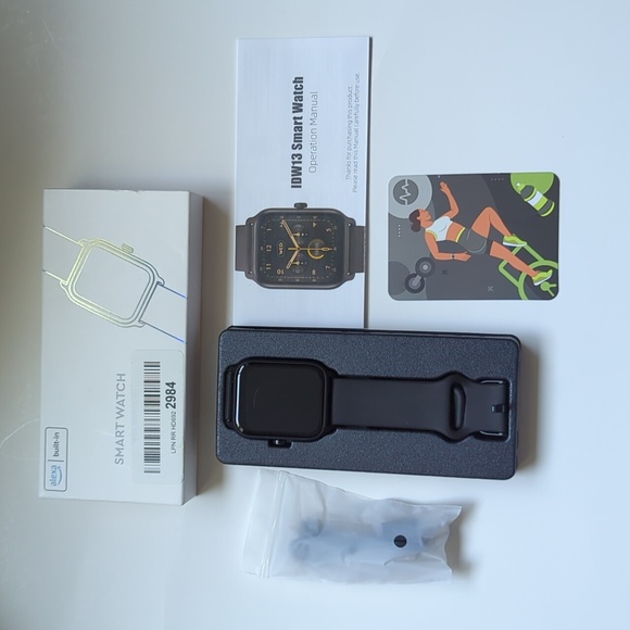 Very Fit | Wearables | Very Fit Idw3 Smart Watch Black Alexa Built In ...